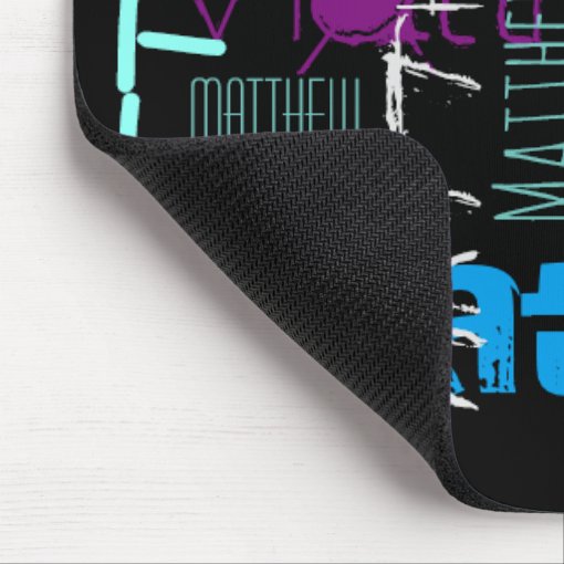 Personalized repeating name 7 letters Mousepad | Zazzle