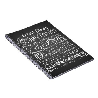 Personalized Retirement Notebook add name | Zazzle