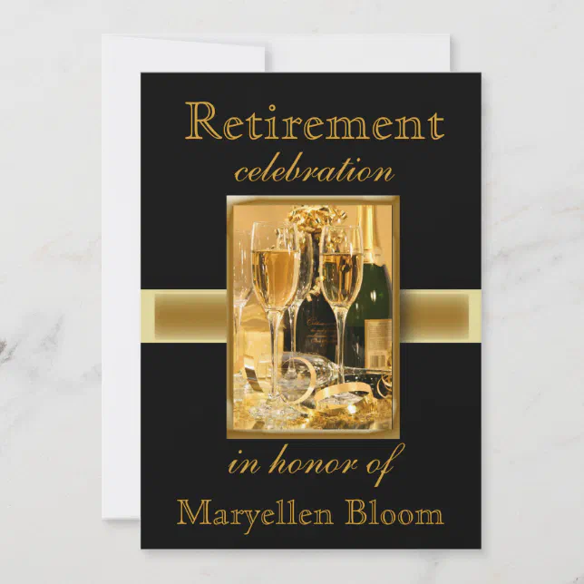 Personalized Retirement Party Invitation | Zazzle