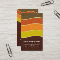 Personalized Retro 70s Business Cards | Zazzle