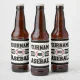 Personalized Retro Baseball Player NAME Team Beer Bottle Label | Zazzle