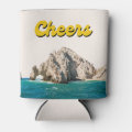 Personalized Retro Cabo Wedding Cheers Can Cooler | Zazzle
