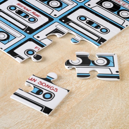 Personalized Retro Cassette Tapes Jigsaw Puzzle | Zazzle