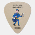 Personalized Retro Mailman Letter Carrier Guitar Pick | Zazzle