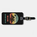 Personalized Retro Miami Luggage Tag | Zazzle