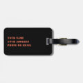 Personalized Retro Miami Luggage Tag | Zazzle