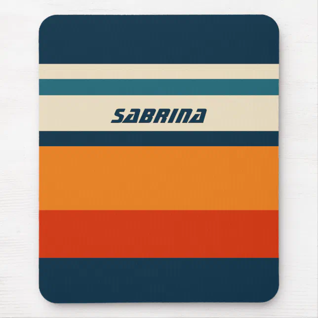 Personalized Retro Mouse Pad | Zazzle