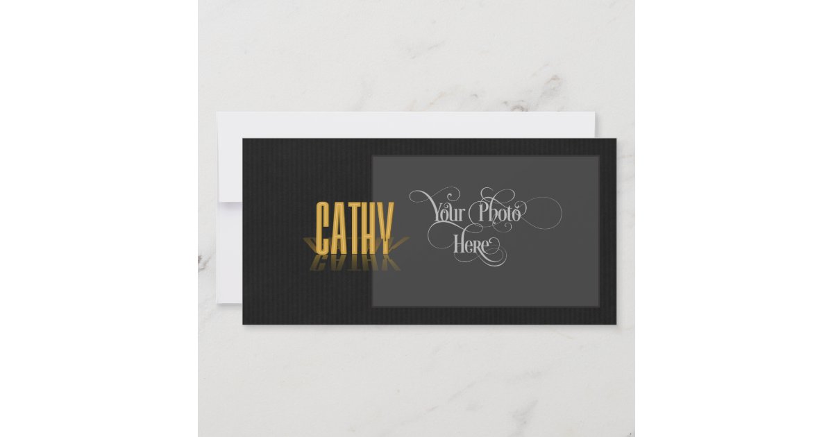 Personalized Retro Movie Poster Cathy Gold | Zazzle
