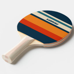 Personalized Retro Ping Pong Paddle | Zazzle