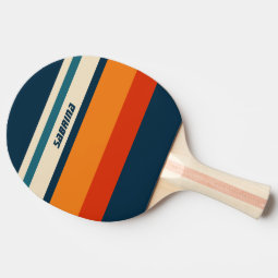 Personalized Retro Ping Pong Paddle | Zazzle