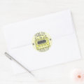 Personalized Retro Yellow Oven Sticker | Zazzle