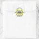 Personalized Retro Yellow Oven Sticker | Zazzle