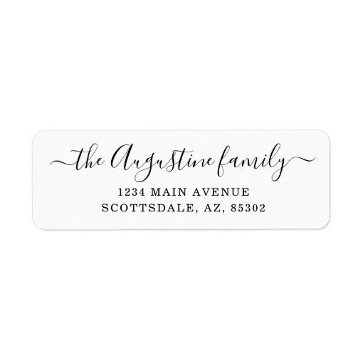 Personalized Return Address Labels | Zazzle