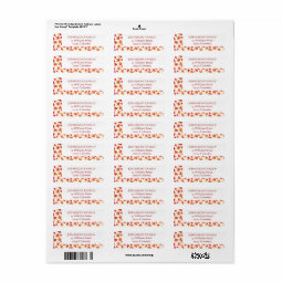 Personalized Return Address Labels - Autumn Leaves | Zazzle