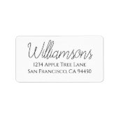 Personalized Return Shipping Labels | Zazzle