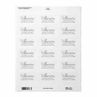 Personalized Return Shipping Labels | Zazzle