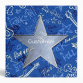Personalized Rock and Roll Rock Star Blue Binder | Zazzle