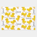 Personalized Rubber Ducky Wrapping Paper Sheets | Zazzle