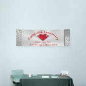 Personalized Ruby 40th Anniversary Banners | Zazzle