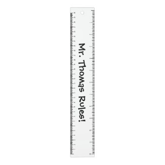 Personalized Ruler | Zazzle