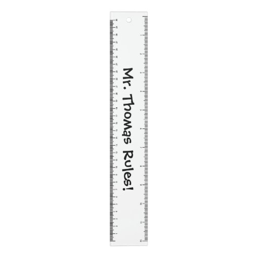 Personalized Ruler | Zazzle
