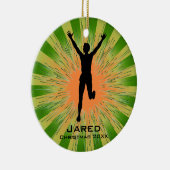 Personalized Runner Ornament | Zazzle
