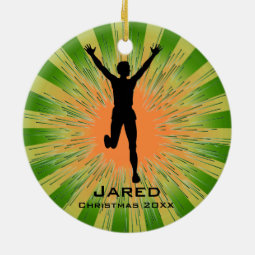 Personalized Runner Ornament | Zazzle