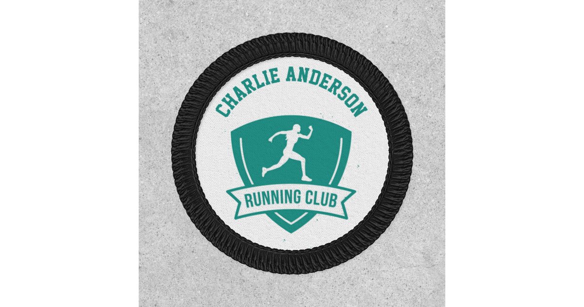 Personalized RUNNING Club Team Badge | Zazzle