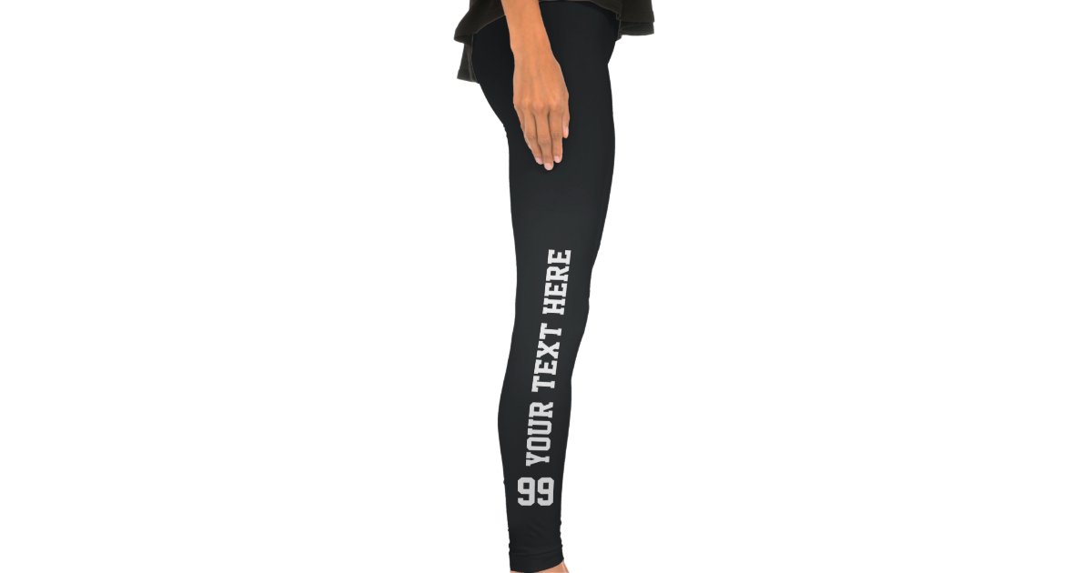 Personalized running tights | Custom sport legging | Zazzle