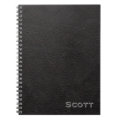 Personalized Rustic Black Leather Masculine Notebook | Zazzle
