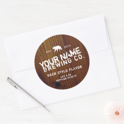Personalized Rustic Labels - Add your own words | Zazzle