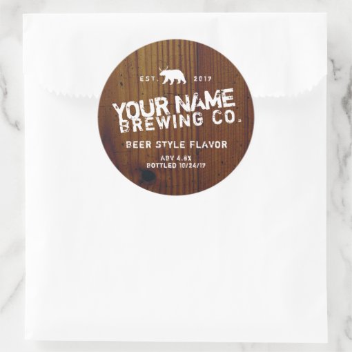 Personalized Rustic Labels - Add your own words | Zazzle