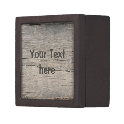 Personalized Rustic Wood Gift Box | Zazzle
