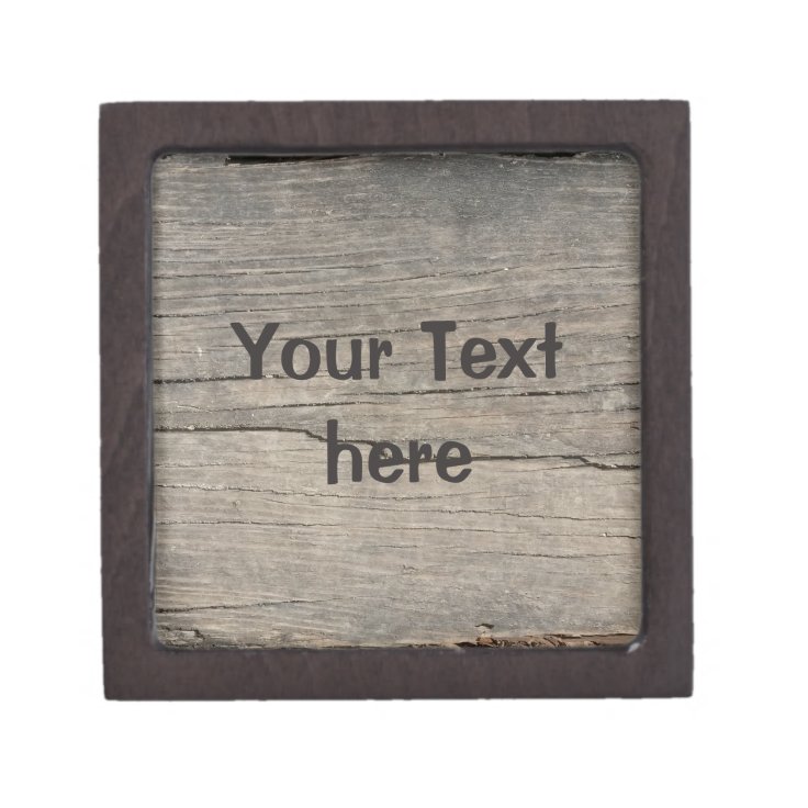 Personalized Rustic Wood Gift Box | Zazzle