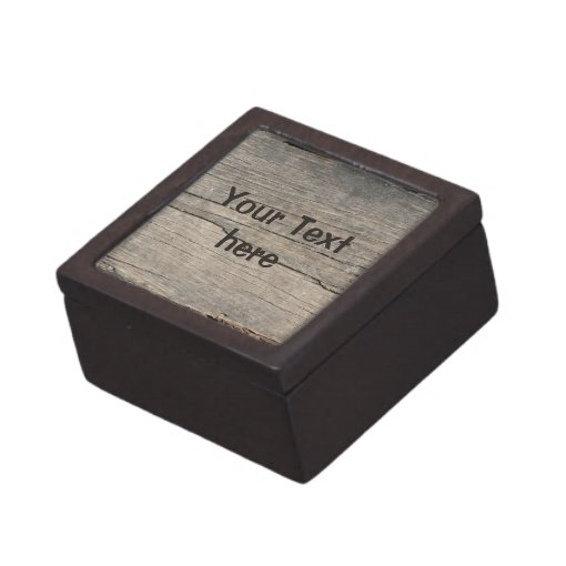 Personalized Rustic Wood Gift Box | Zazzle