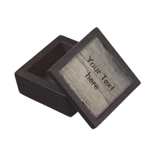Personalized Rustic Wood Gift Box | Zazzle