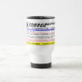 Personalized - Rx LABEL - Prescription Coffee Travel Mug | Zazzle
