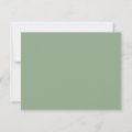 Personalized Sage Green Vintage Note Card | Zazzle