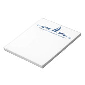Personalized Sailing Ship Nautical Monogrammed Notepad | Zazzle