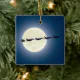 Personalized Santa w/ F-16 Jets Military Christmas Ceramic Ornament ...