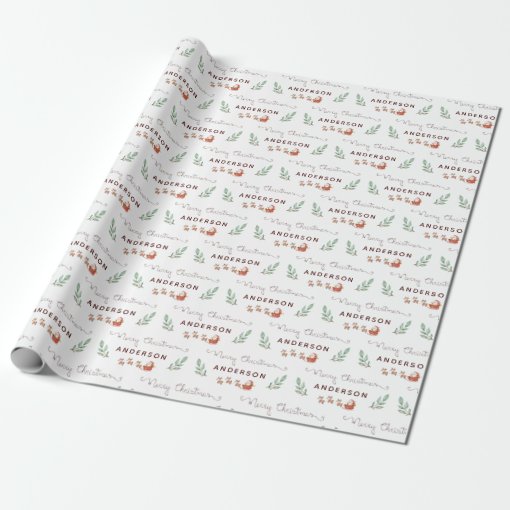 Personalized Santa Wrapping Paper | Zazzle