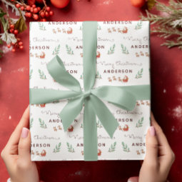 Personalized Santa Wrapping Paper | Zazzle