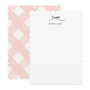 Personalized Scallop Edge Note Card with Bow | Zazzle