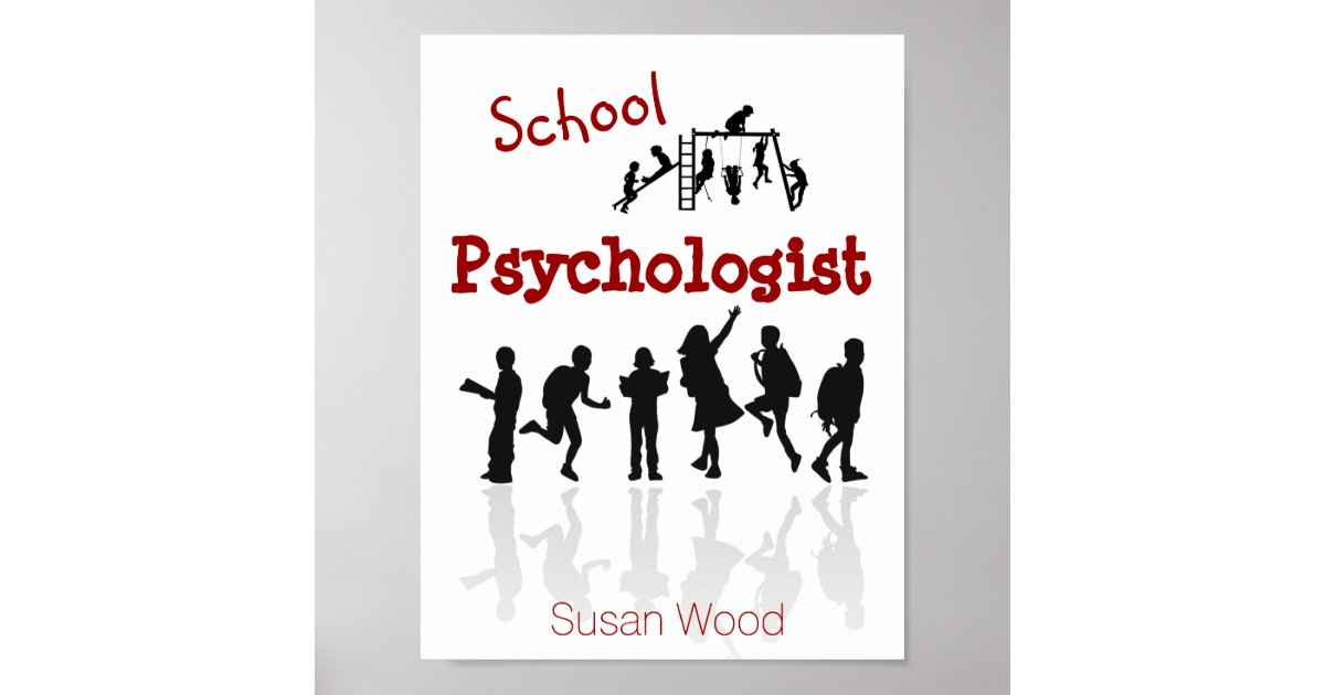 Personalized School Psychologist Poster | Zazzle