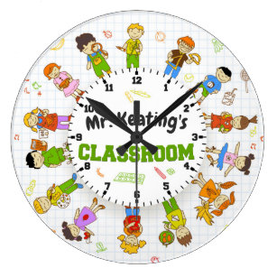 Classroom Wall Clocks | Zazzle