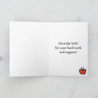 Personalized Science Teacher Thank You Card | Zazzle