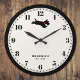 Personalized Scottie Dog Custom Name Black Large Clock | Zazzle