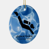 Personalized Scuba Diving Ornament | Zazzle