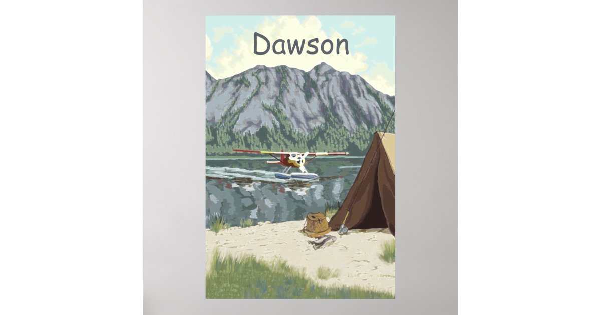 Personalized Seaplane Poster | Zazzle
