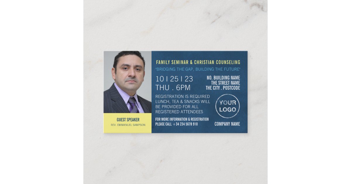 Personalized Seminar/Conference Ticket Invitation | Zazzle